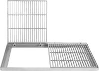 China Steel Grating Trench Cover S275JR Electroplate Drainage Driving Ramps 25x5mm Bearing Bar for sale