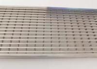 China SS316 Stainless Steel 5mm Thick Linear Compact Bar Shower Grating 140mm Wide for sale