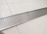 China Stainless Steel 316 Swimming Pool Overflow Grating 5mm Thickness 20mm Deep Wedge Wire Drain for sale