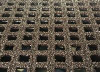 China Blue FRP Grating 38x38x38mm Mesh - Fiberglass Reinforced Plastic Tree Pool Grating Panel for sale