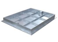 China Q235 Steel 19w4 Serrated Grating Driveway Drainage Trench Drain Cover 995mm for sale