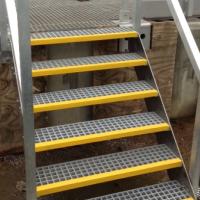 China Green Fiberglass Grating Panels 38x38mm Mesh Size in 25-65mm Thickness for Industrial Walkways for sale