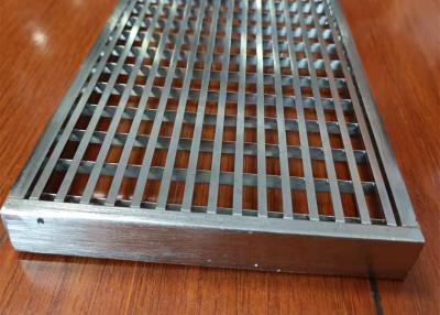 China 316 Stainless Steel Heel Guard Grating 1200mm x 70mm x 22mm Drainage Grate for sale