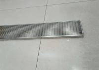 China Food Grade 316 Stainless Steel Heelguard Channel Drain Wedge Wire Grating 50mm-400mm Width for sale