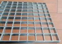 China Stainless Steel Bar Grating 35x35mm Mesh Press Locked for Drainage Walkways with 1000-6000mm Length Options for sale