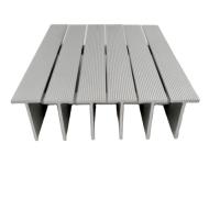 China T6063 Aluminum Bar Grating with Safety Powder Coating - 1205mm Width, 7600mm Length for Louvre Facades for sale