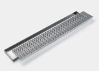 China Light Duty Galvanized Steel Grating Trench Cover 1000mm x 500/600mm Metal Drain Grates for Driveway for sale