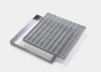 China Light Duty Galvanized Steel Grating Trench Cover 1000mm x 500/600mm Metal Drain Grates for Driveway for sale