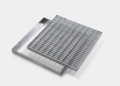 China Light Duty Galvanized Steel Grating Trench Cover 1000mm x 500/600mm Metal Drain Grates for Driveway for sale