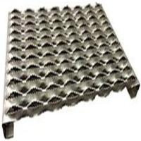 China 3' Length Aluminum Grip Strut Grating Platform - 10ft/12ft Stock Lengths with Serrated Safety Surface for sale