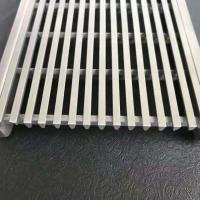 China SS316 Stainless Steel Channel Grating Drainage Trench 38mm 65mm Width Custom Sizes Linear Drain System for sale