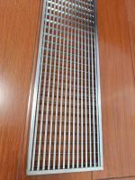 China Stainless Steel 304 Drainage Bar Compact Channel Grate for Trench Cover 50mm Spacing for sale