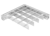 China 5mm Industrial Steel Grating Walkway Recessed Frame Doormat Hot Dipped Galvanized for sale