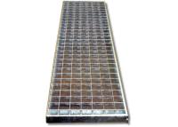 China Press Lock Steel Grating Catwalk Sidewalk 1 1/4 Inch Bearing Bar Height 19-P-4 Spacing for sale