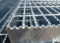 China Hot Dipped Galvanized Steel Grating Panels 20x3mm to 100x10mm with 30-60mm Pitch for Industrial Applications for sale