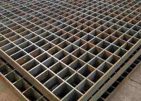 China High Loading Strength Black Galvanized Steel Grating Walkway for sale