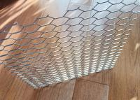 China Aluminum Raised Or Flattened Expanded Metal Sheet For Facade Cladding Ceiling Fence for sale