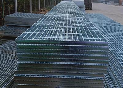 China Galvanized Steel Grating Walkway Platform 32x5mm Heavy Duty for Trailer Floor for sale