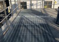 China Galvanized Steel Grating Walkway Platform 32x5mm Heavy Duty for Trailer Floor for sale