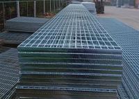 China Hot Dip Galvanized Steel Grating Walkway Platform 32x5mm Heavy Duty for Trailer Floor for sale