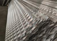 China Facade Cladding Ceiling 0.5mm Expanded Metal Sheet Aluminum Raised Or Flattened for sale