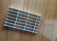 China 6063 T6 Material Aluminum Bar Grating Walkway Serrated Catwalk Platform for sale