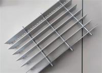 China 6063 T6 Aluminum Bar Grating Roof Safety Walkway 19SG4 1-3/16in Bearing Bar Spacing for sale