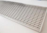China 20x5mm HDG 304 Stainless Steel Compact Floor Grating for Drainage Heel Guard for sale