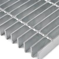 China Hot Dip Galvanized Steel Grating Q195 Anti Corrosion Flooring 25x5mm Bearing Bar for sale