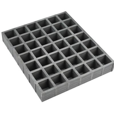 China Economic Molded Grit Fiberglass Grating Panels Pultruded FRP Walkway 1.2m x 3m for sale