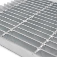 China 32*5mm Plain Industrial Steel Grating Walkway Platform Galvanized Metal for sale