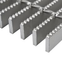 China Intensive Bar Serrated Steel Grating Stainless 316 Drainage for sale