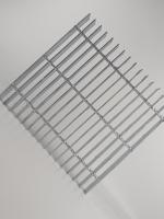 China 5mm Thickness Serrated Type Grating Stainless 304 Steel Bar for sale