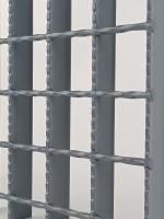 China Hot Dip Galvanized Serrated Steel Bar Grating Anti-Slip Welded 32x5mm for Walkway Platform for sale