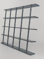 China Customizable Construction Sites serrated steel bar grating Resistant Corrosion for sale