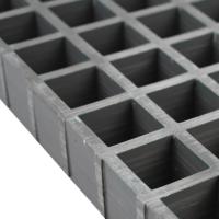 China Expanded Gray 38x38 FRP Grating Walkway Fiberglass Steel Bar Corrosion Resistant for sale