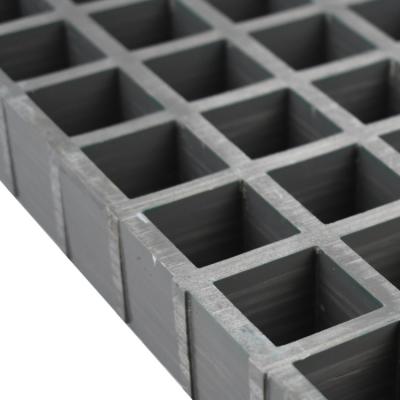 China Expanded Gray 38x38 FRP Grating Walkway Fiberglass Steel Bar Corrosion Resistant for sale