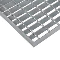China Hot Dipped Galvanized Serrated Carbon Steel Bar Grating 30x100mm Mesh for sale