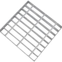 China Serrated Heavy Duty Metal Floor Grates Galvanized Steel Bar 10mm Thickness 19-W-4 for sale