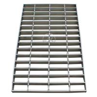 China Heavy Duty Galvanized Steel Trench Drain Grate Cover Q235 25x5mm Bearing Bar for sale