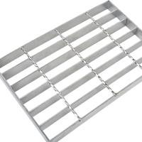 China Heavy Duty Galvanized Steel Trench Drain Grate Cover Q235 25x5mm Bearing Bar for sale