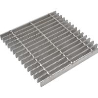China SS 304 Stainless Steel Serrated Bar Grating 95mm x 1000mm Outdoor Drainage Anti Slip for sale