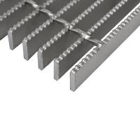 China Stainless Steel 304 Serrated Bar Grating 40x5mm Heavy Duty Drainage Cover for sale