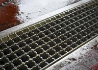 China Serrated Shape Drain Cover Grating 304/316 Stainless Steel for sale