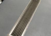 China 304 316 Stainless Steel Drainage Grates Anti Slip Serrated Shape for Commercial Kitchens for sale