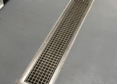 China 304 316 Stainless Steel Drainage Grates Anti Slip Serrated Shape for Commercial Kitchens for sale