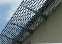 China Hot Dip Galvanized Steel Grating 3mm Q235 Canopies Facade Cover for Building Shading for sale