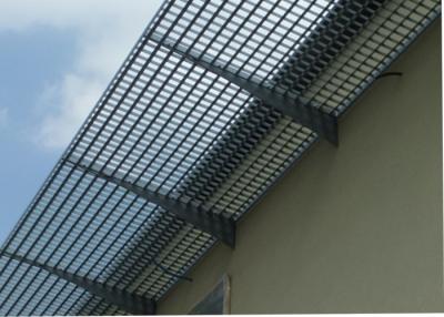 China Hot Dip Galvanized Steel Grating 3mm Q235 Canopies Facade Cover for Building Shading for sale