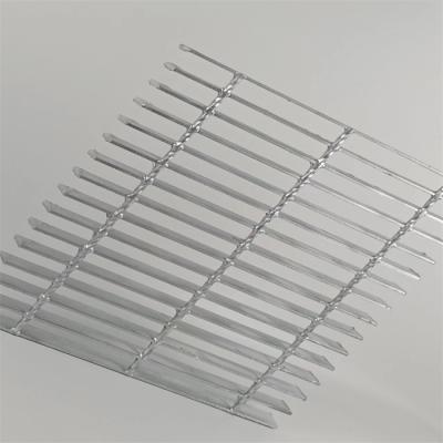 China Metal Bar Open End Hot Dip Galvanized Steel Grating For Construction And Sidewalk for sale