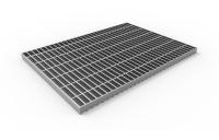 China Hot Dip Galvanized Heavy Duty Steel Grating 32x5mm Anti-Skid Flooring for sale